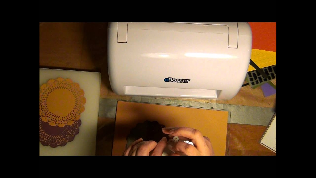 eBosser stans- och torrembossingmaskin från Craftwell - YouTube