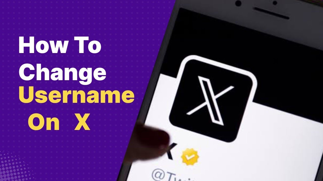 How To Change UserName On X App | Twitter Username Change - YouTube