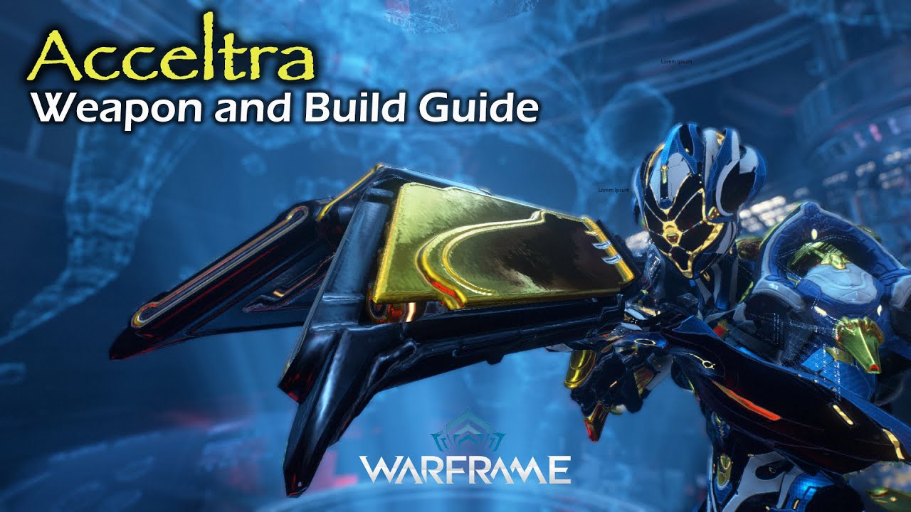 Acceltra, Accelerate Enemy Demise | Warframe - YouTube
