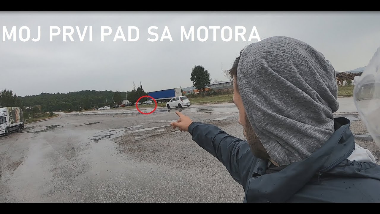MOJ PRVI PAD S MOTORA ! (ZAGREB-LIVNO MOTORIJADA) PT1 - YouTube