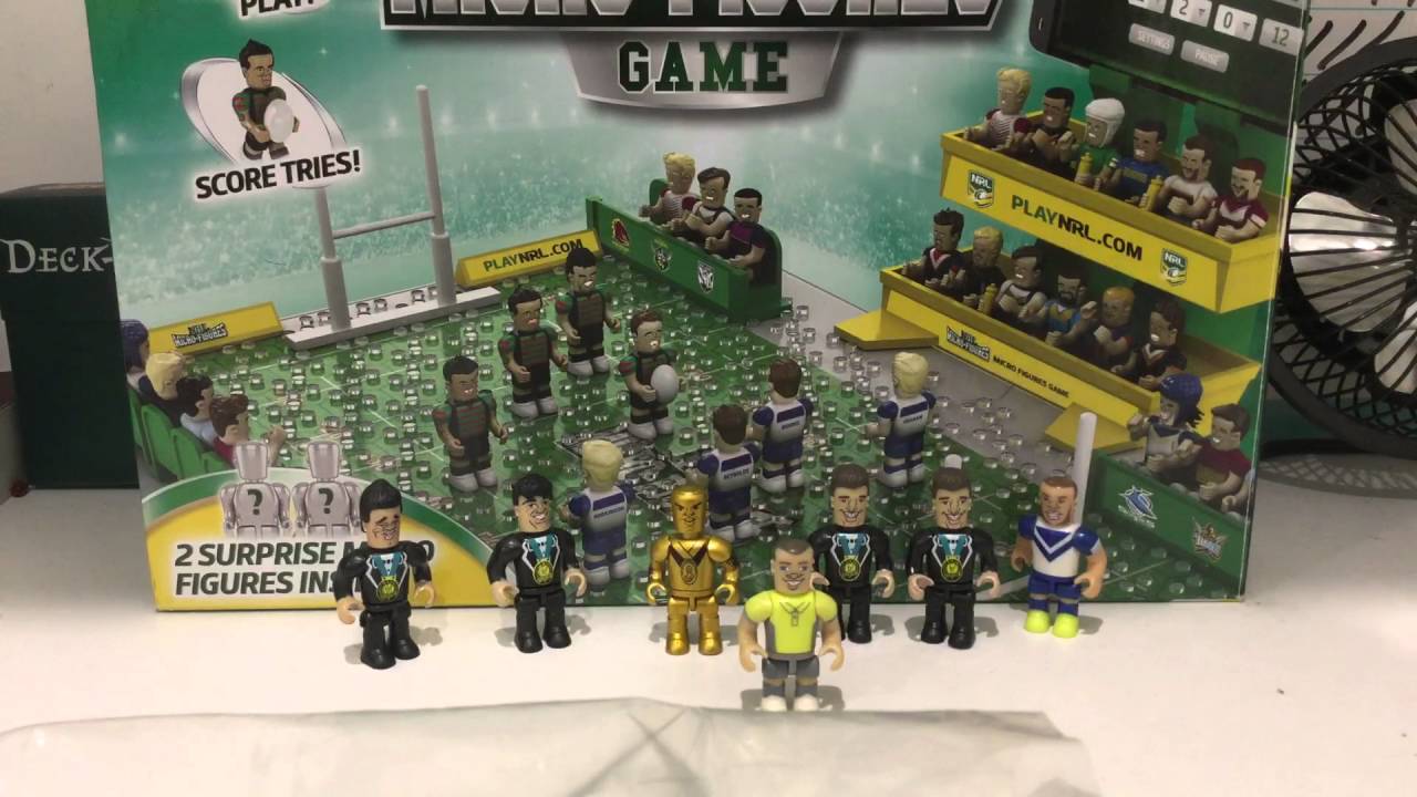 Unboxing The New NRL Micro Figures Goal Kicker Game ! - YouTube