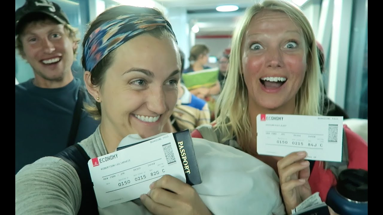 Flying Back to America after Eights Months - YouTube