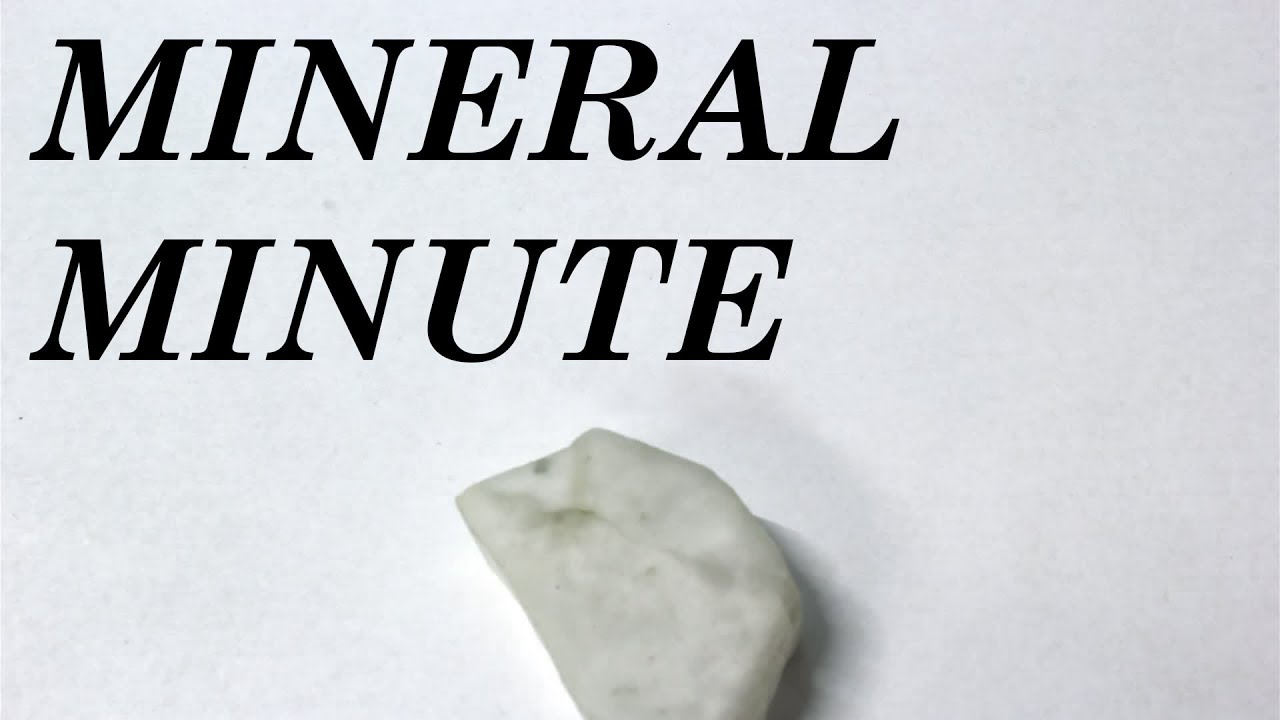Mineral Minute: Ulexite - YouTube