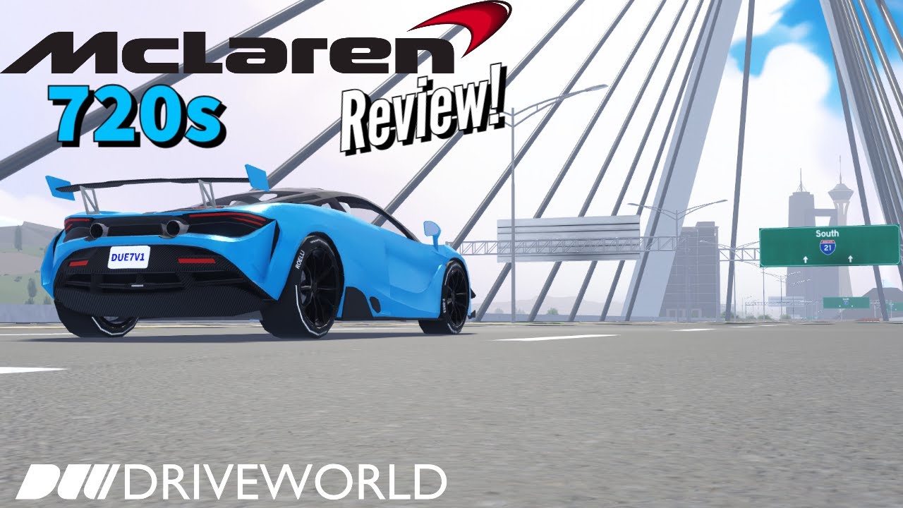 THIS Mclaren 720s is the BEST LOOKING super car in Roblox Drive World ...
