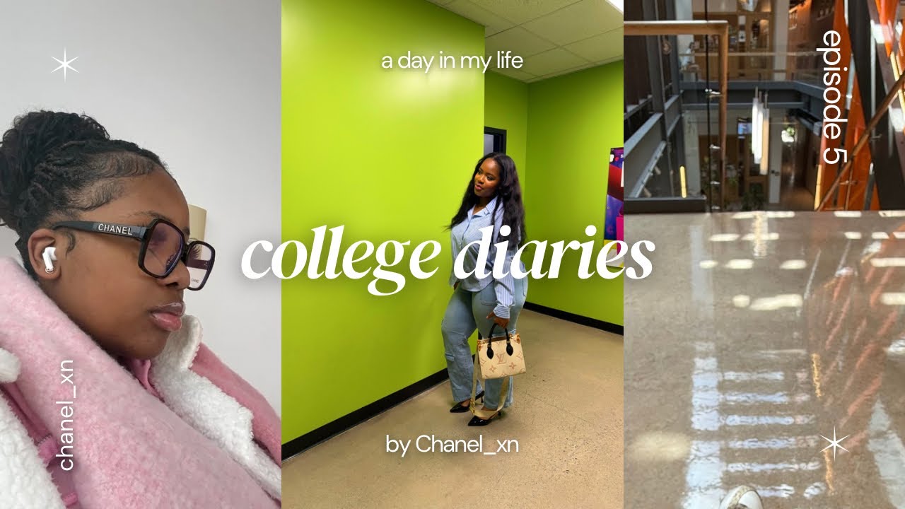 DAY OF COLLEGE VLOG! 📓New Classes, Gym Routine, Lectures - YouTube