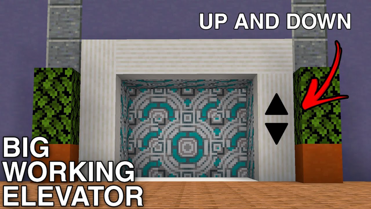 EASY Big Elevator Tutorial For Minecraft 1.16+ - YouTube