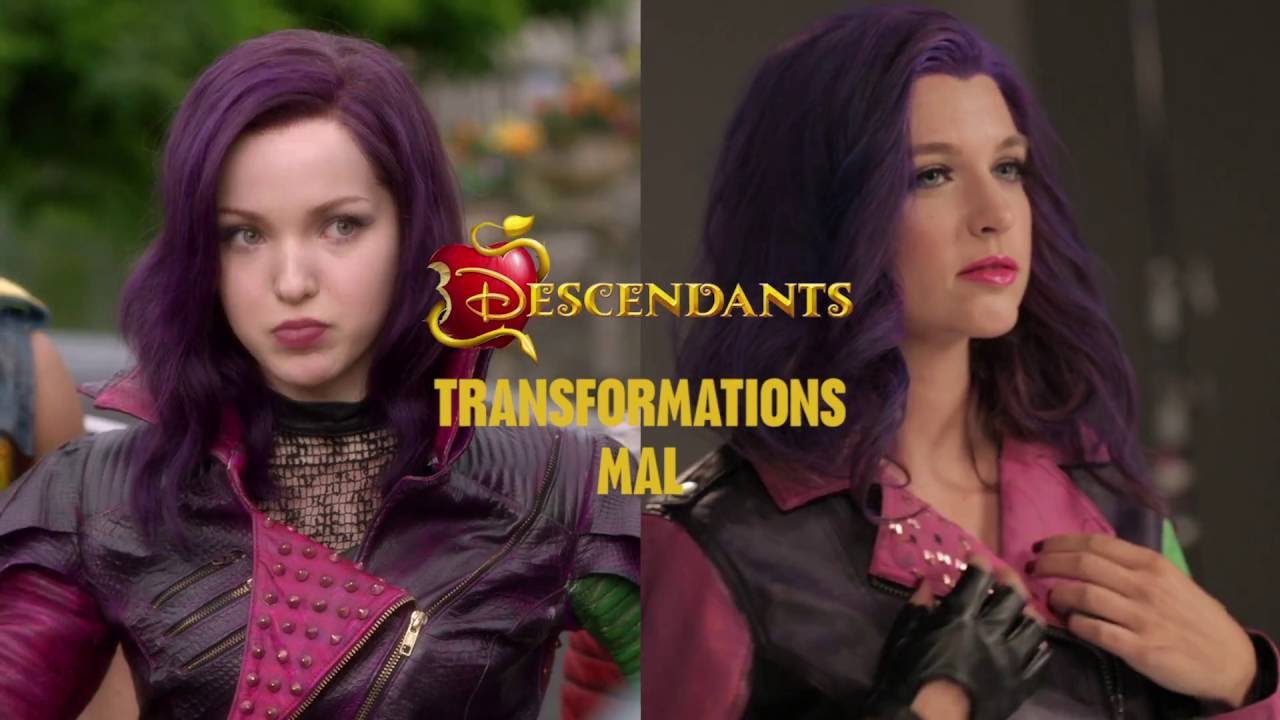Mal Makeup | Monstober Theater | Disney Channel - YouTube
