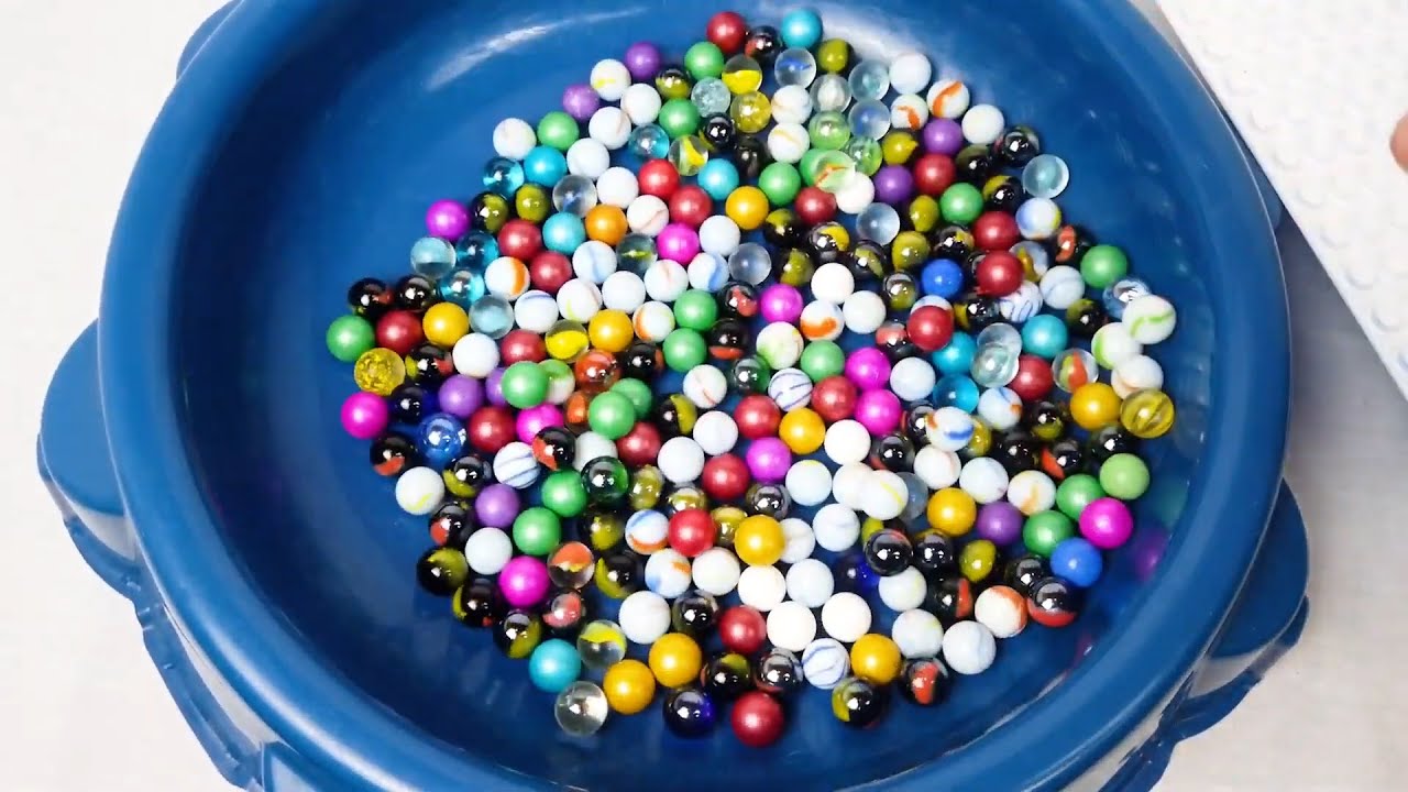 Marble Race ASMR - Candy Marble Ball - YouTube