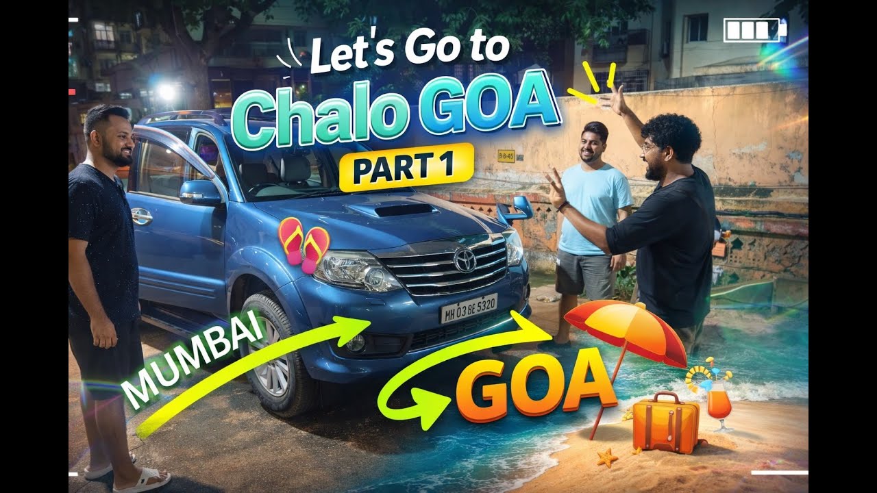 CHALO GOA PART 1 #goavlog #friendsforever #goawalebeach - YouTube