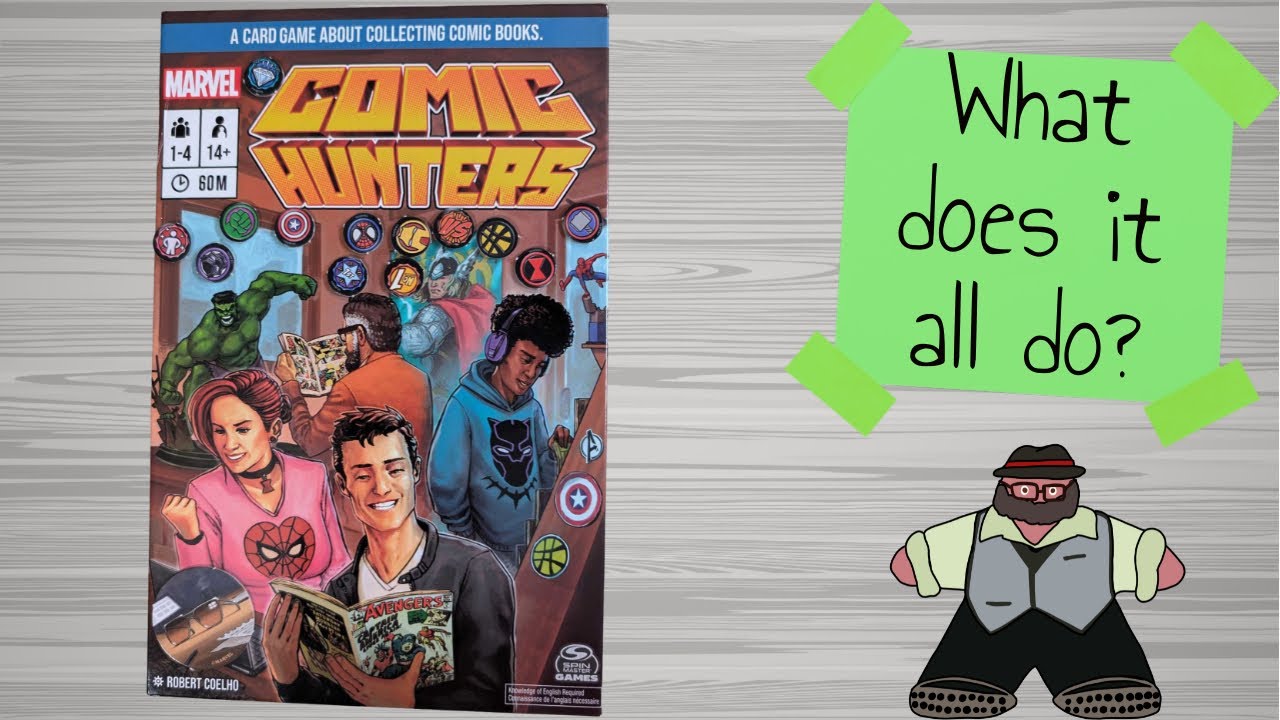 Comic Hunters - Unboxing & How to Play - YouTube