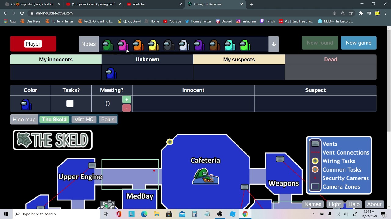 new among us notepad for among us detectives - YouTube