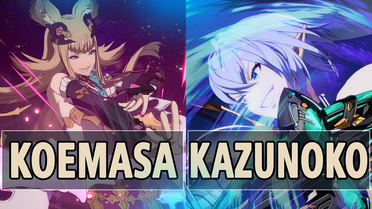 GBVSR: Koemasa (Metera) Vs Kazunoko (Grimnir) | High Level Gameplay. - YouTube