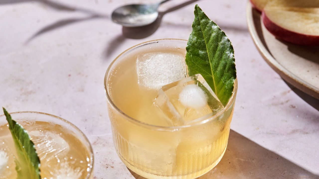 Miso Cider Spritz Thanksgiving Cocktail Recipe - YouTube