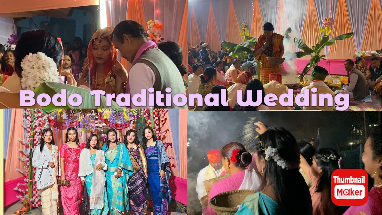 Bodo Traditional Wedding || Ek din mein do do shadi || Bodo culture ...