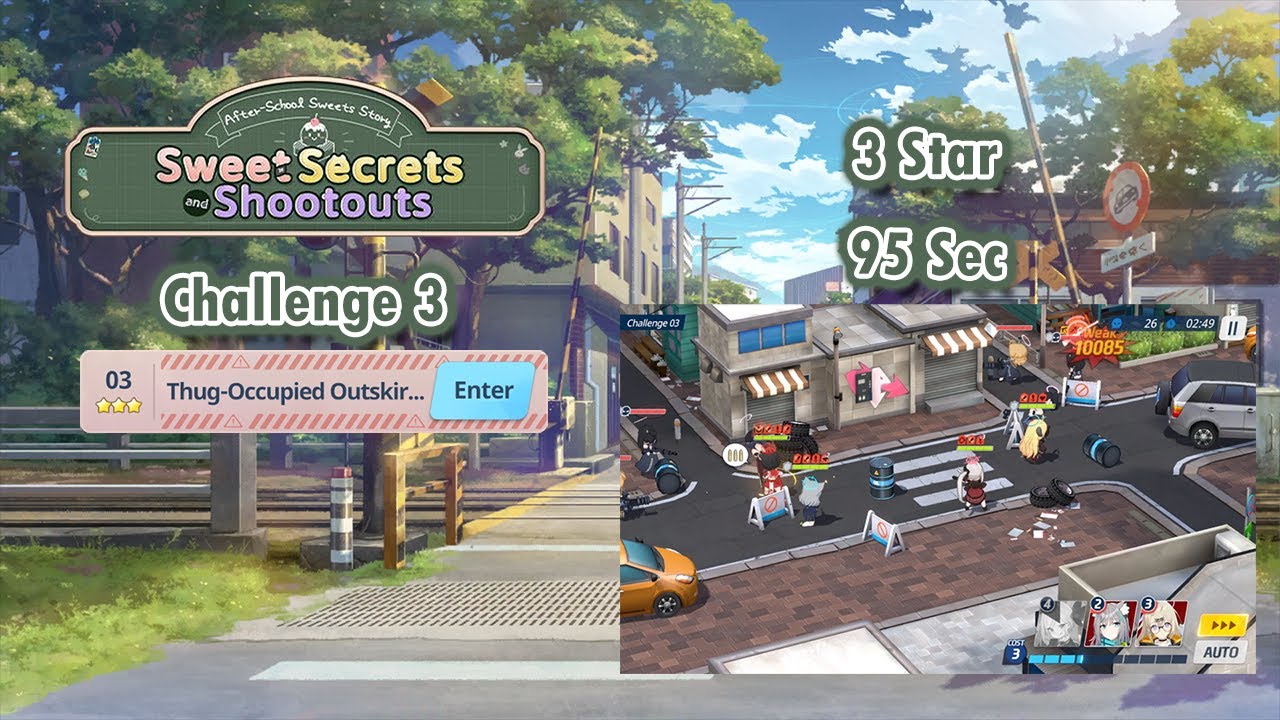 Blue Archive Global - Sweet Secret Shootouts Challenge 3 (3 Star & 95 ...