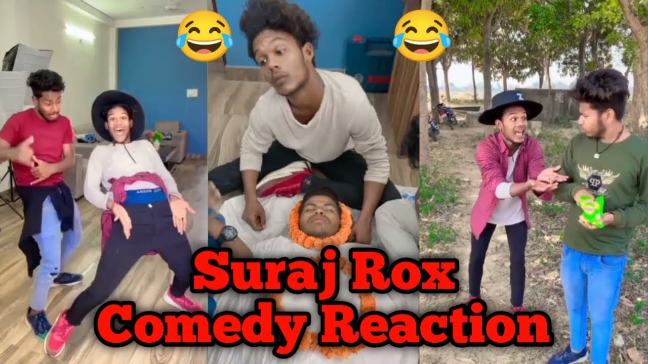 Suraj Rox reaction comedy video | funny video | comedy | abraz khan comedy video | suraj rox ...