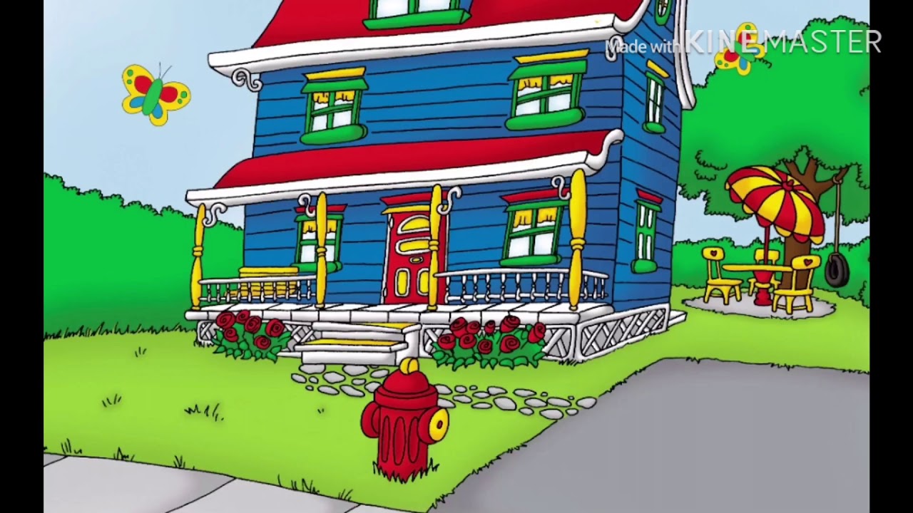 (GREEN SCREEN TEST) caillou escapes his room while grounded - YouTube