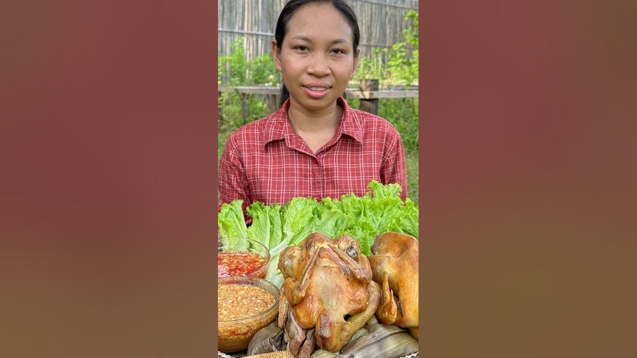 មាន់ដុតទឹកដូង Chhom Sreypach - YouTube