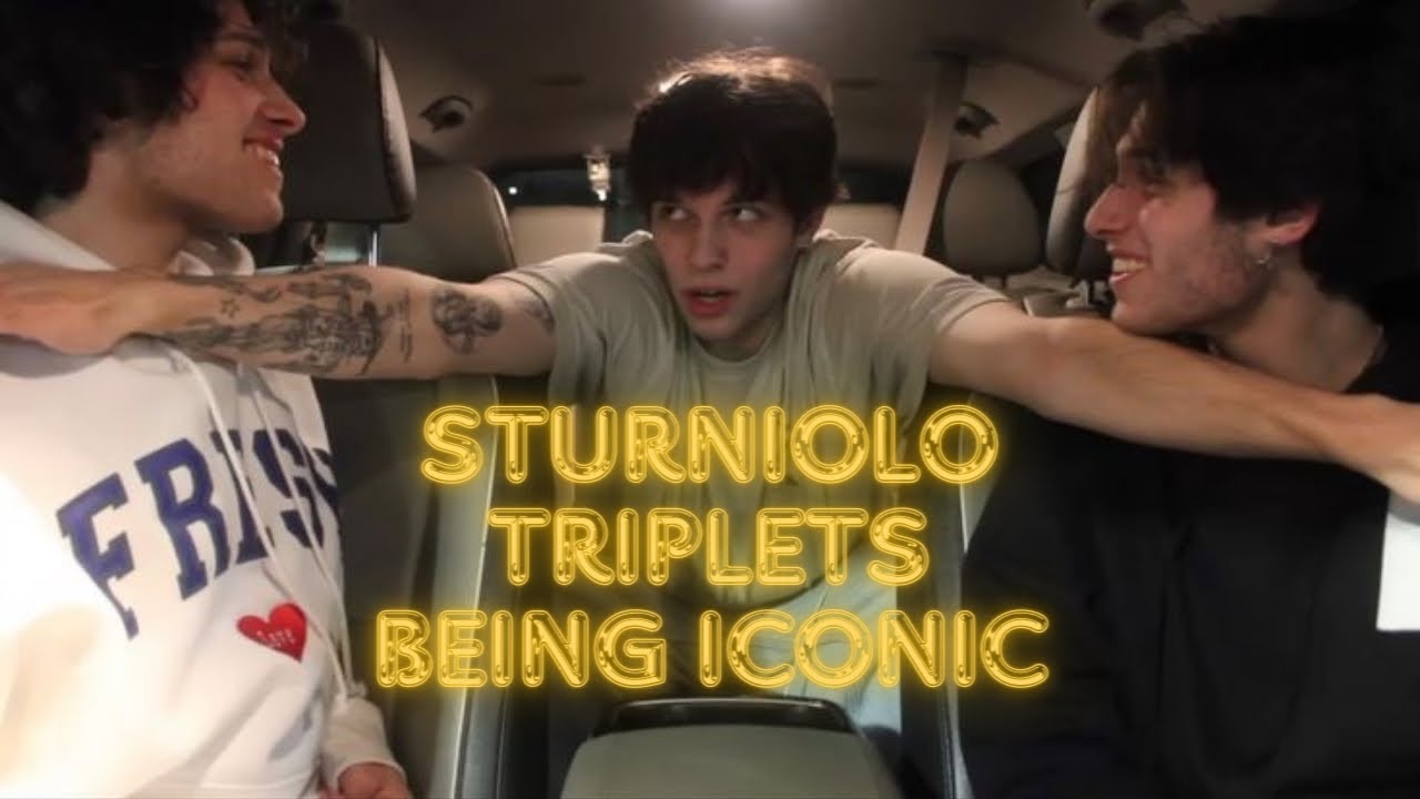 sturniolo triplets being iconic. - YouTube