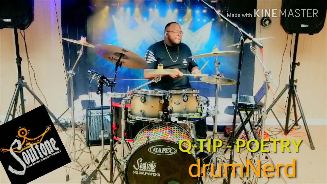 Q-Tip - POETRY -Drum Cover - YouTube