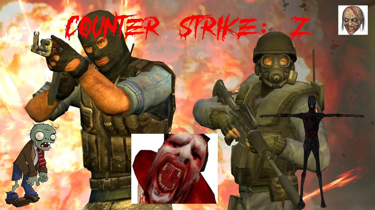 Zombies in Counter Strike Source gets even better - YouTube