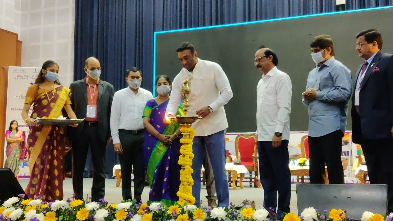 India Skills 2021 inauguration Minister Goutham Reddy at Beach Road AU ...