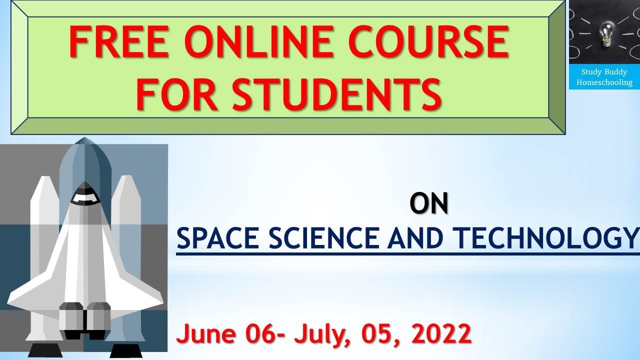 Free Online Course for Students on Space Science and Technology by ISRO ...