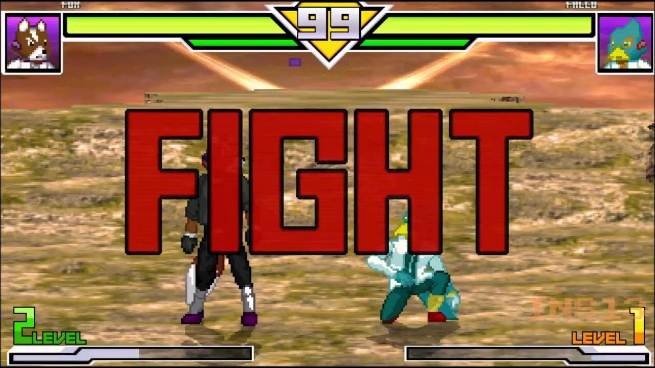 Mugen Battle Mania | Fox vs. Falco | Stage 85 - Super Smash Bros Brawl - Sunset | 1 - YouTube