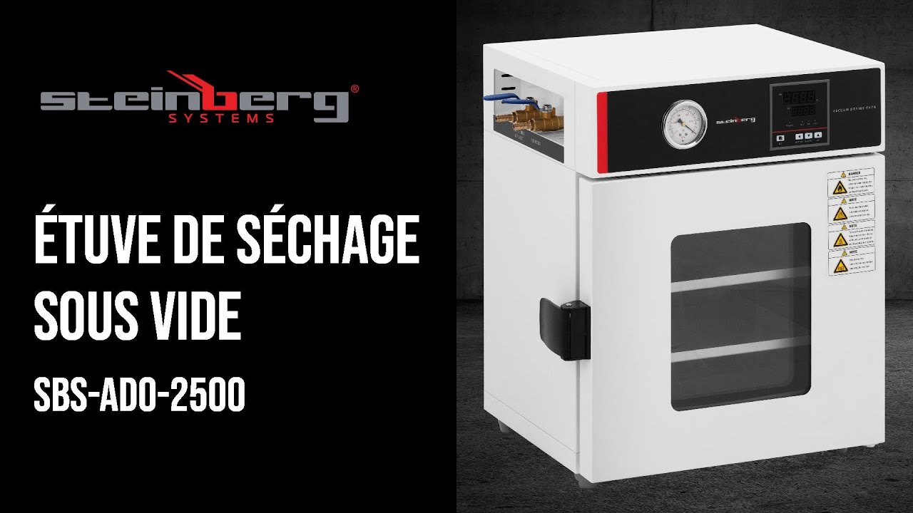 Étuve de séchage sous vide Steinberg Systems SBS-ADO-2500 ...