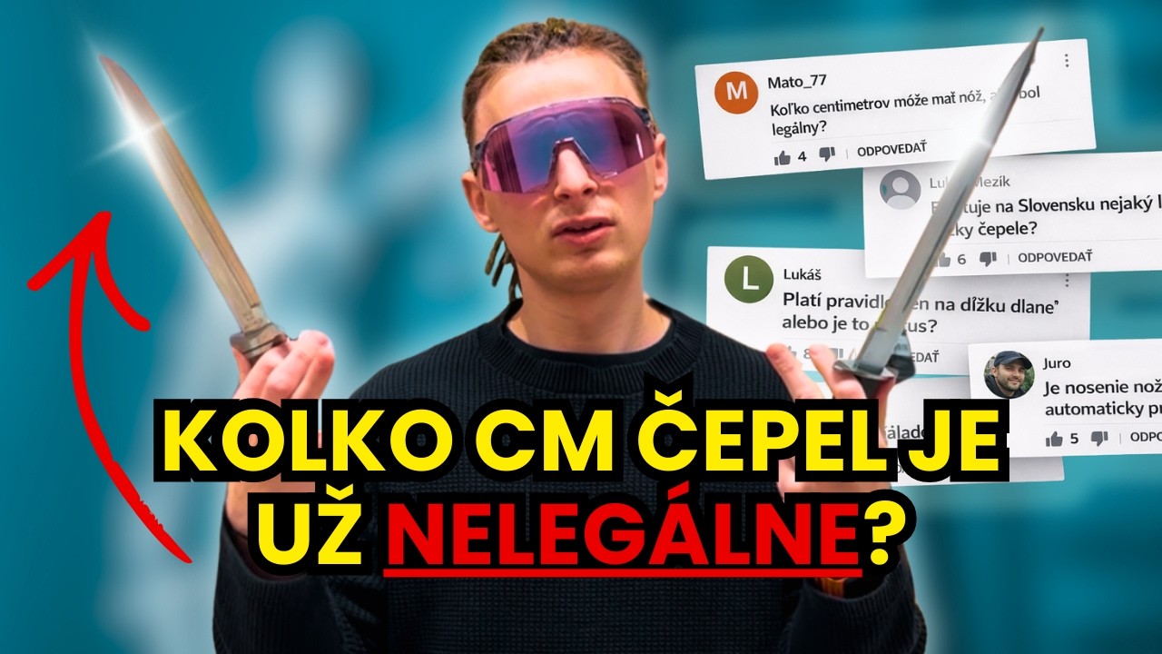 Koľko cm je legálne? Pravda o nosení noža na Slovensku - YouTube