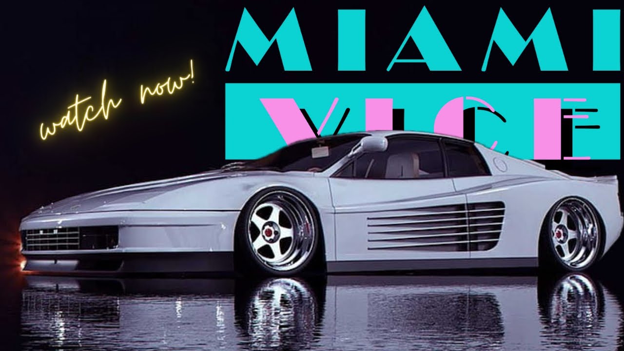"Ferrari TESTAROSSA: La Leyenda de MIAMI VICE 🏎️🌴 #MiamiViceFerrari" 🦩 ...