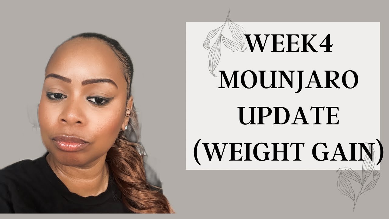 Mounjaro week 4 update!!! Pic added! - YouTube