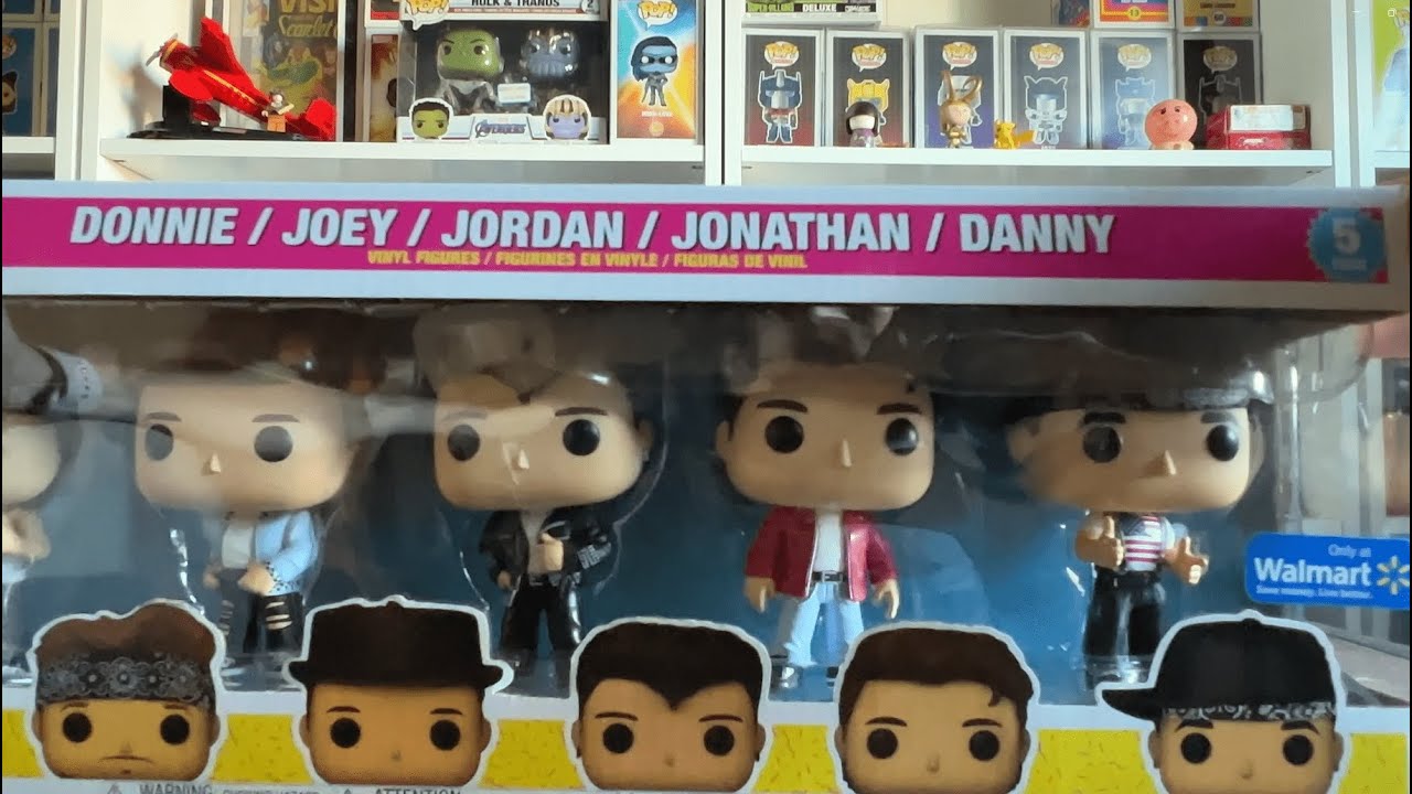 Opening the New Kids on the Block Funko Pop Walmart Exclusive - YouTube