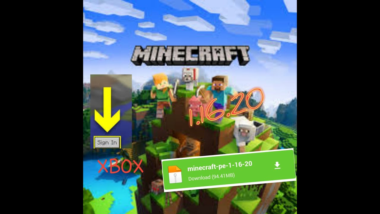 Dawnoal minecraft 1.16.20 for Android+acount Xbox free - YouTube