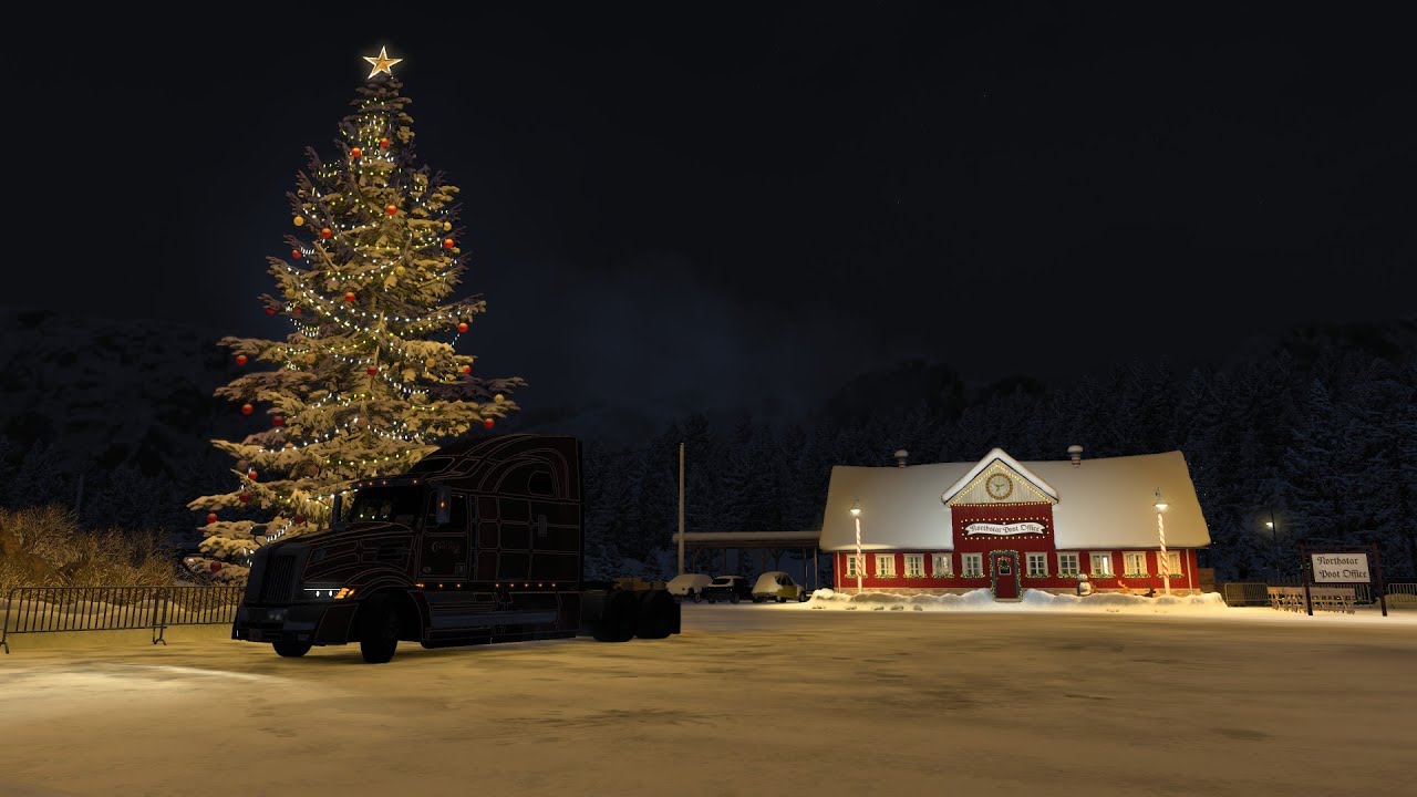 🔴 LIVE - ATS Christmas Winterland 1.49 | American Truck Simulator - YouTube