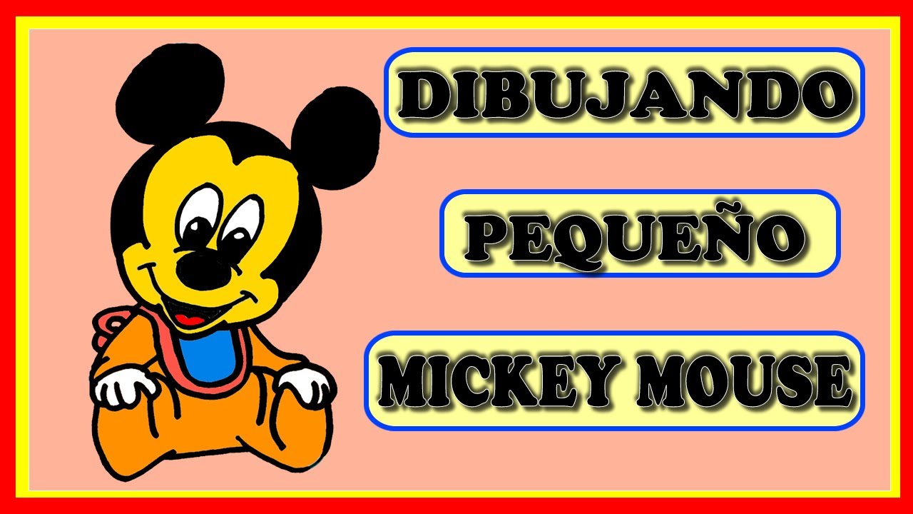 Pequeño Mickey Mouse #mickeymouse #dibujar #colorearparaniños #pintar # ...