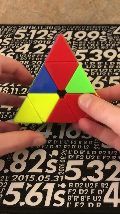 Cool Pyraminx Pattern #pattern #rubikscube #shorts - YouTube