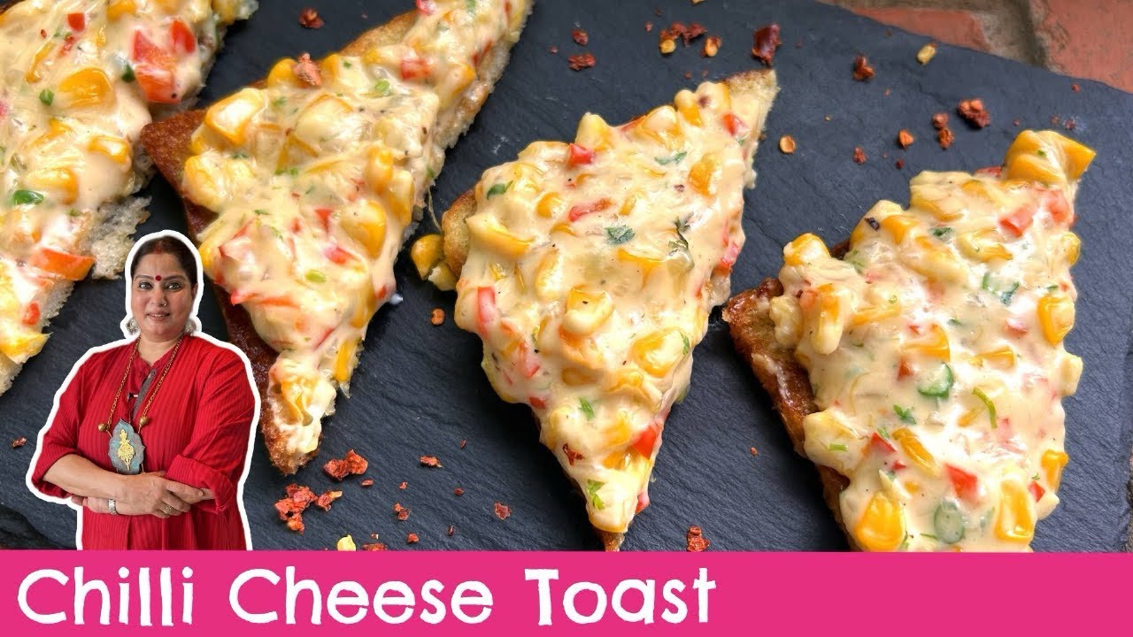 Corn Chilli Cheese Toast | Easy & Cheesy Delight! Chef Smita Deo - YouTube