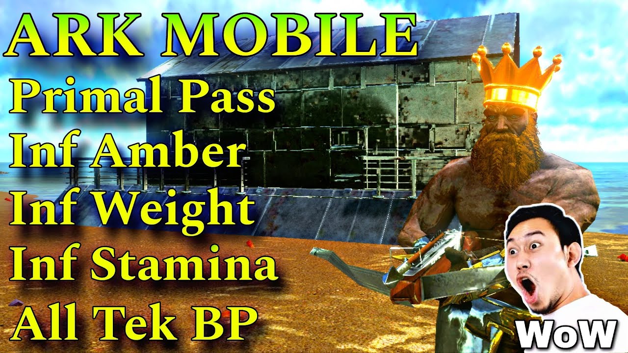 Ark Mobile New Save Data | All Tek Blueprints | Unlimited Amber ...