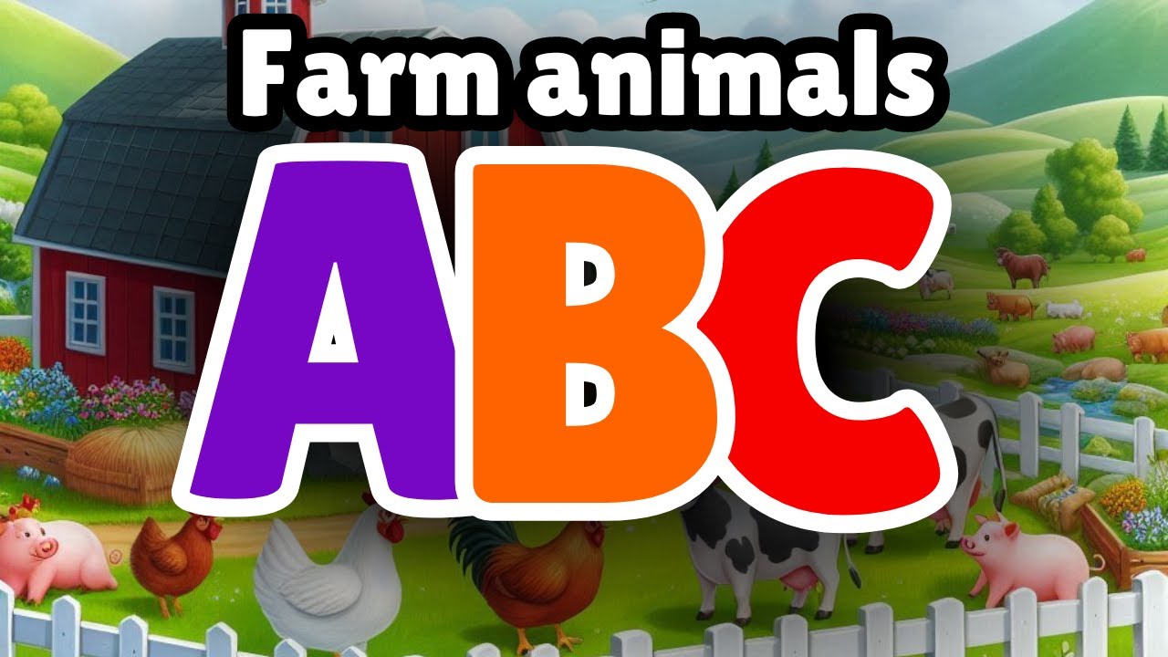 🐄Farm Friends ABC Song and Dance 🐄| (1-3 year) | farm animal alphabet ...