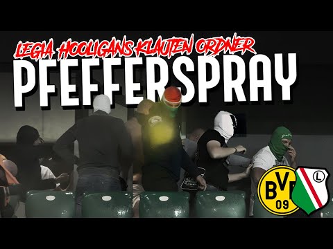 Der Tag, als Legia-Hools Pfefferspray klauten und den Dortmund-Block stürmen wollten |Kurven-archiv