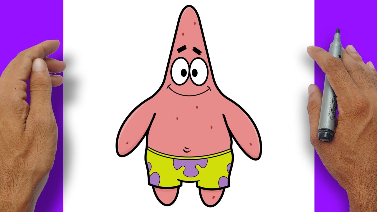 How to Draw PATRICK STAR Easy Step-by-step | Spongebob - YouTube