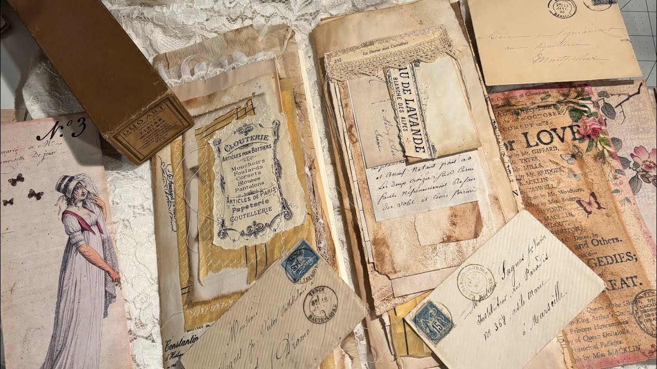 Neutral Tall Skinny Journals Adding Piano Paper Roll French Envelopes ...