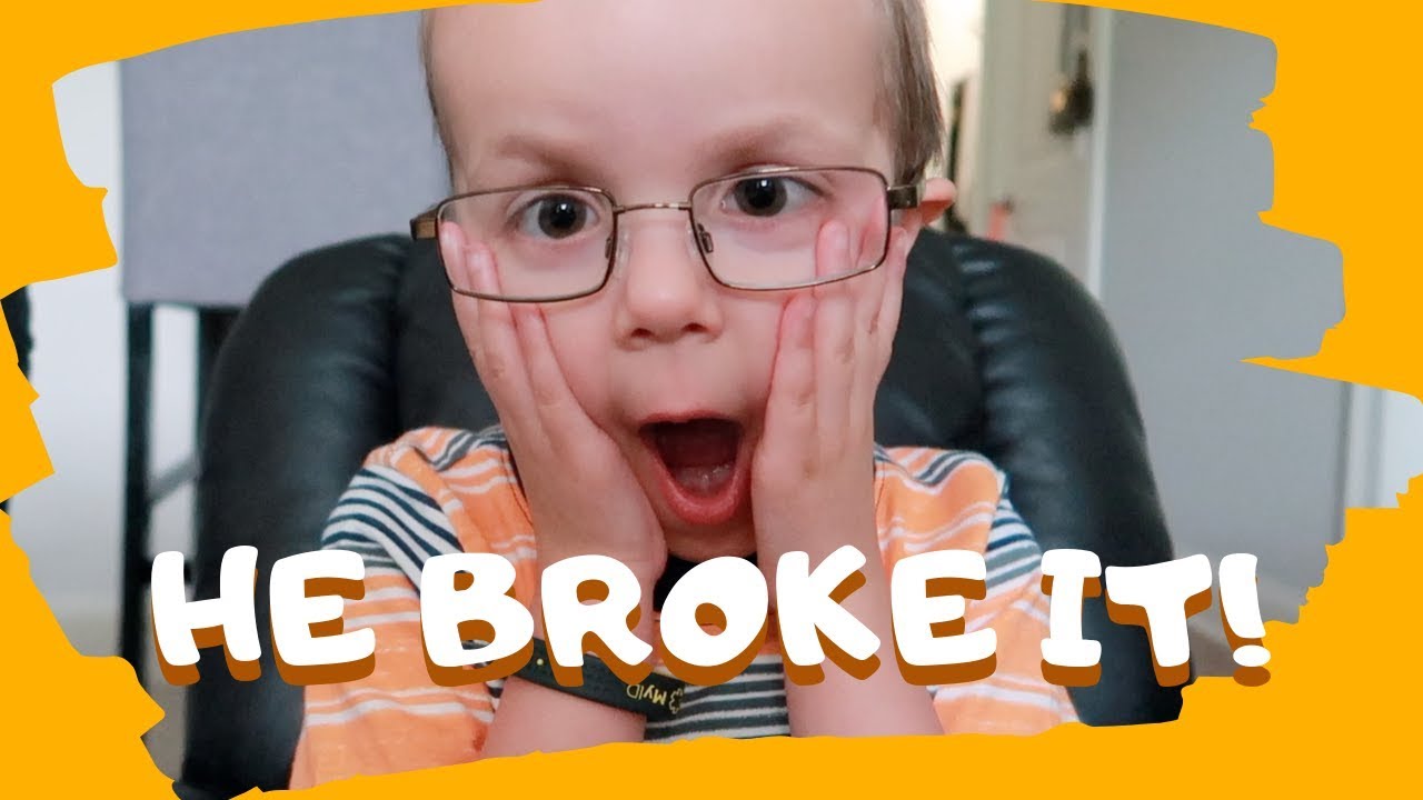 HE BROKE IT! - YouTube
