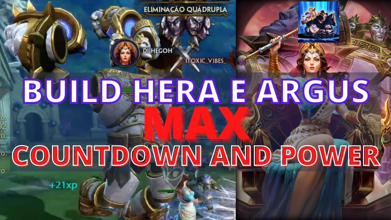 Smite Build para Hera com Argus sempre ativo! - YouTube