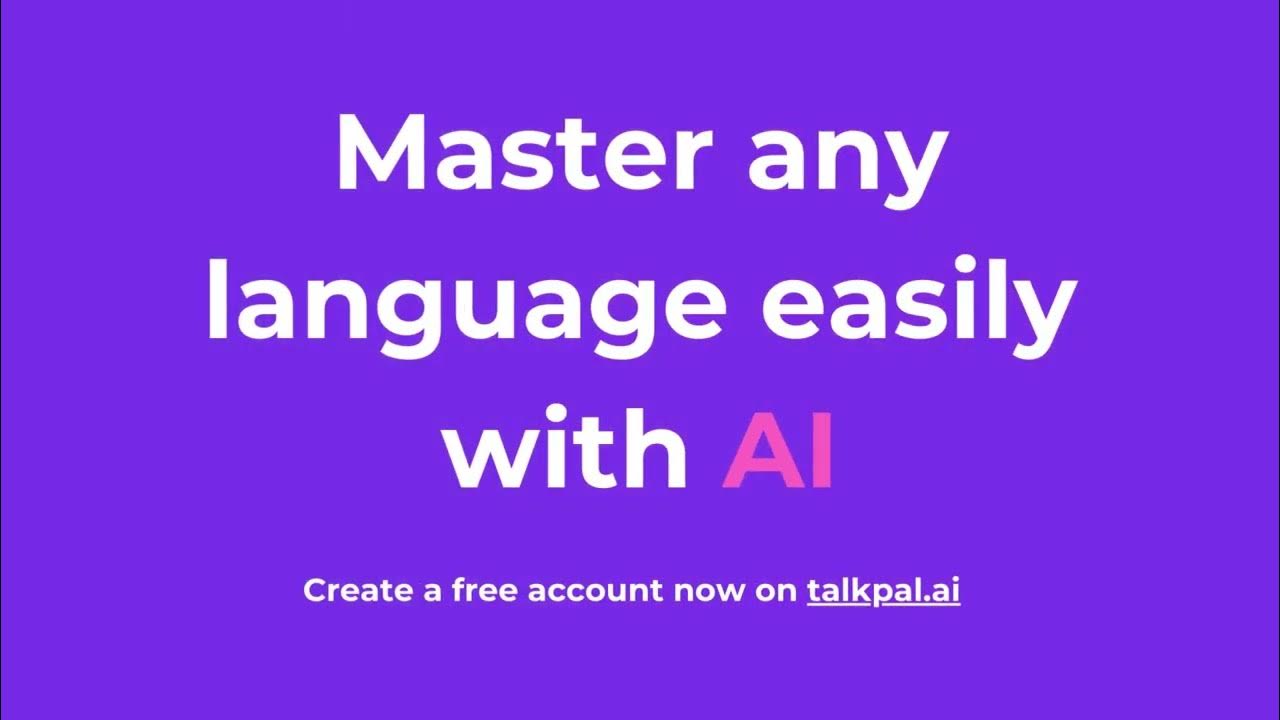 Introducing Talkpal - AI Language Tutor - YouTube