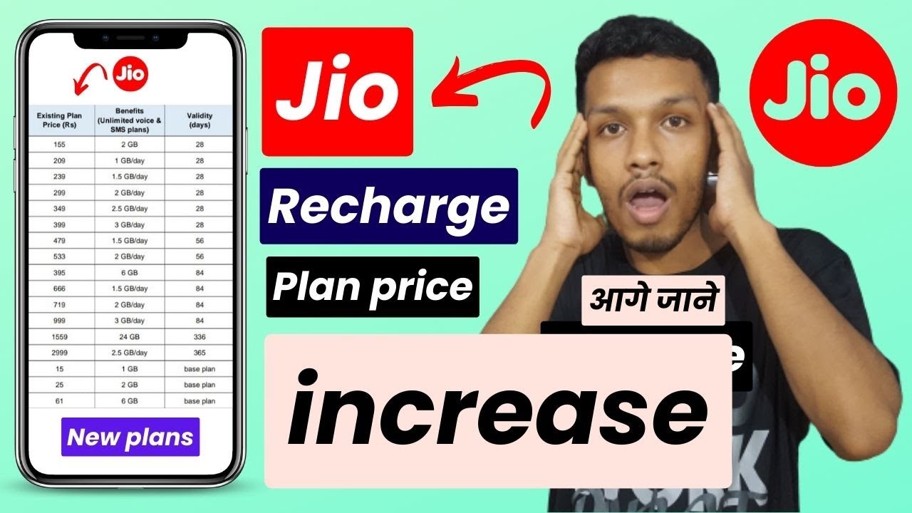 Jio recharge plan update | jio recharge plan price increase | jio ...