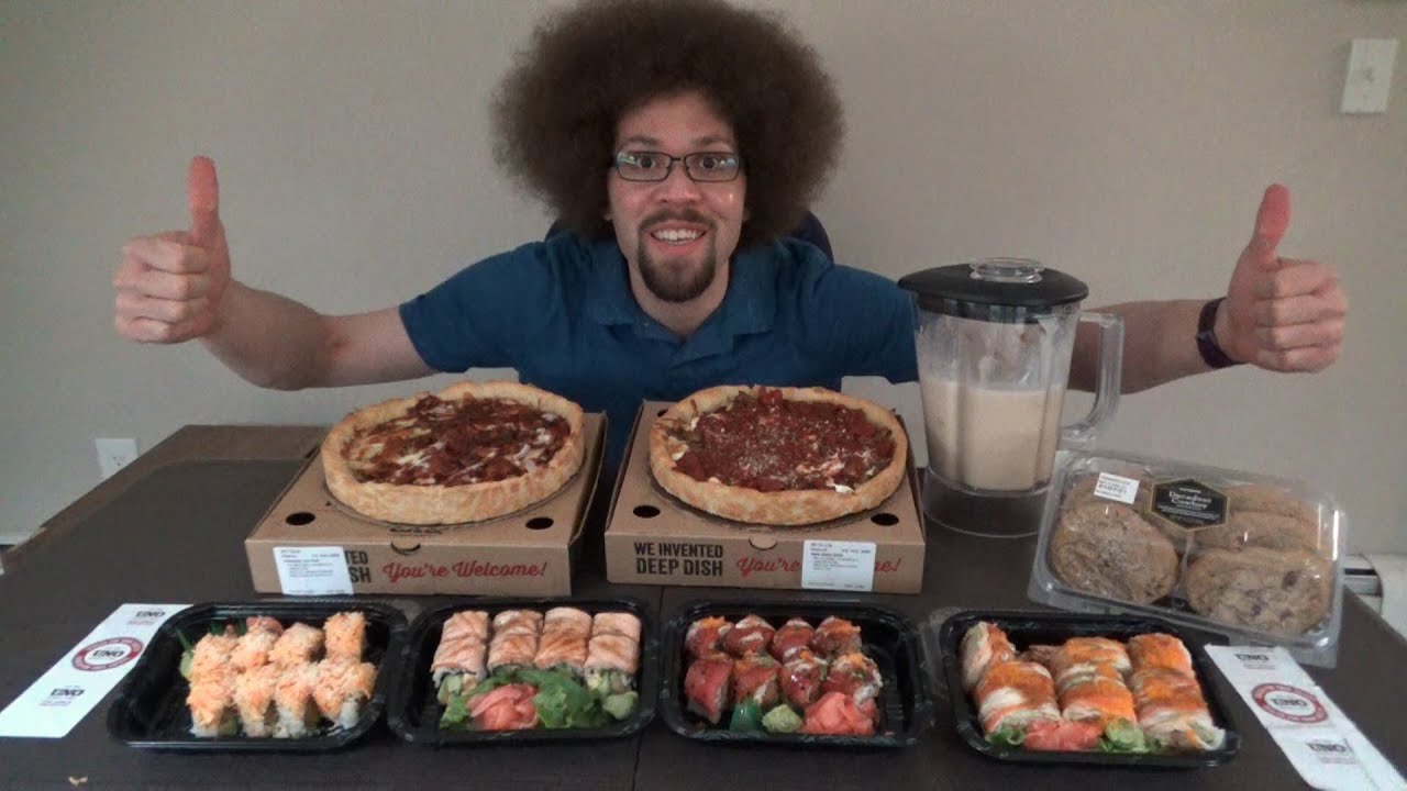 Cheat Meal Challenge l Eating Everything I Crave l 10,000 Calories ...