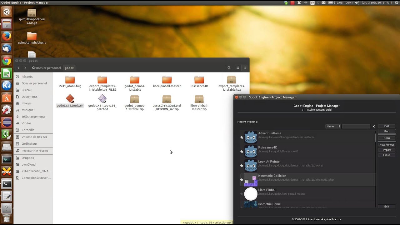 Godot collision bug next to fix #2260 - YouTube