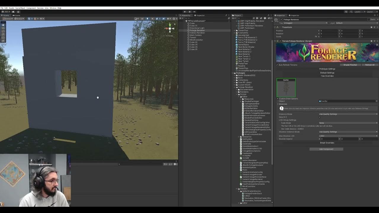 Foliage Renderer Update - Per Prototype Hi-Z Toggle Option - YouTube